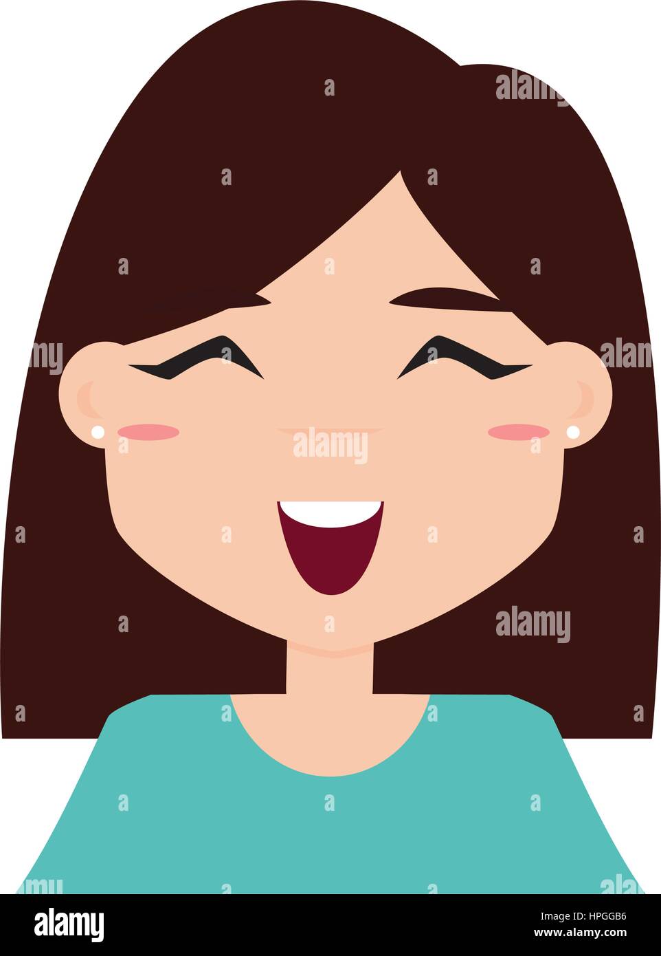 girl Expression Face Stock Vector Image & Art - Alamy