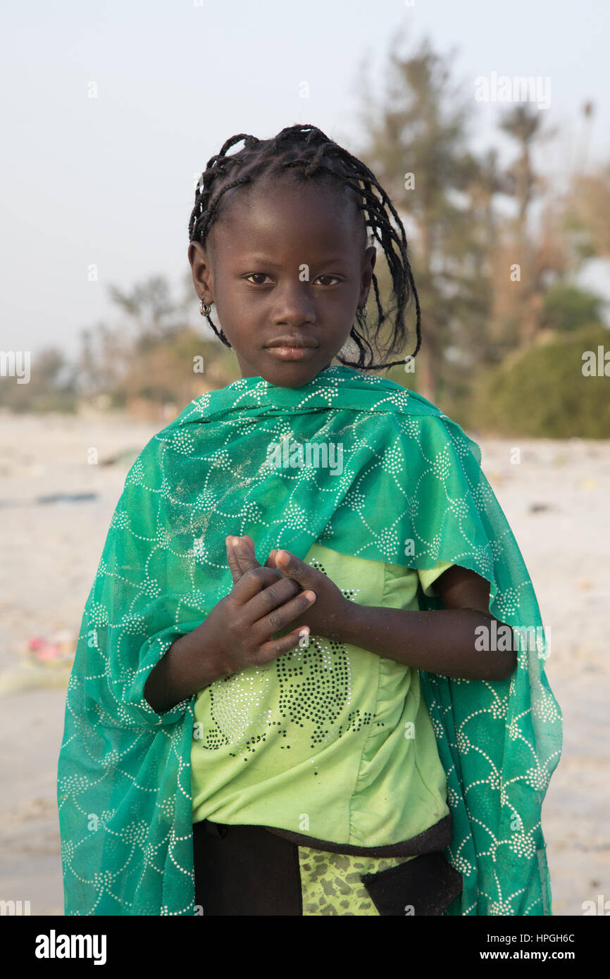 Young Senegalese girl in St Louis Stock Photo - Alamy