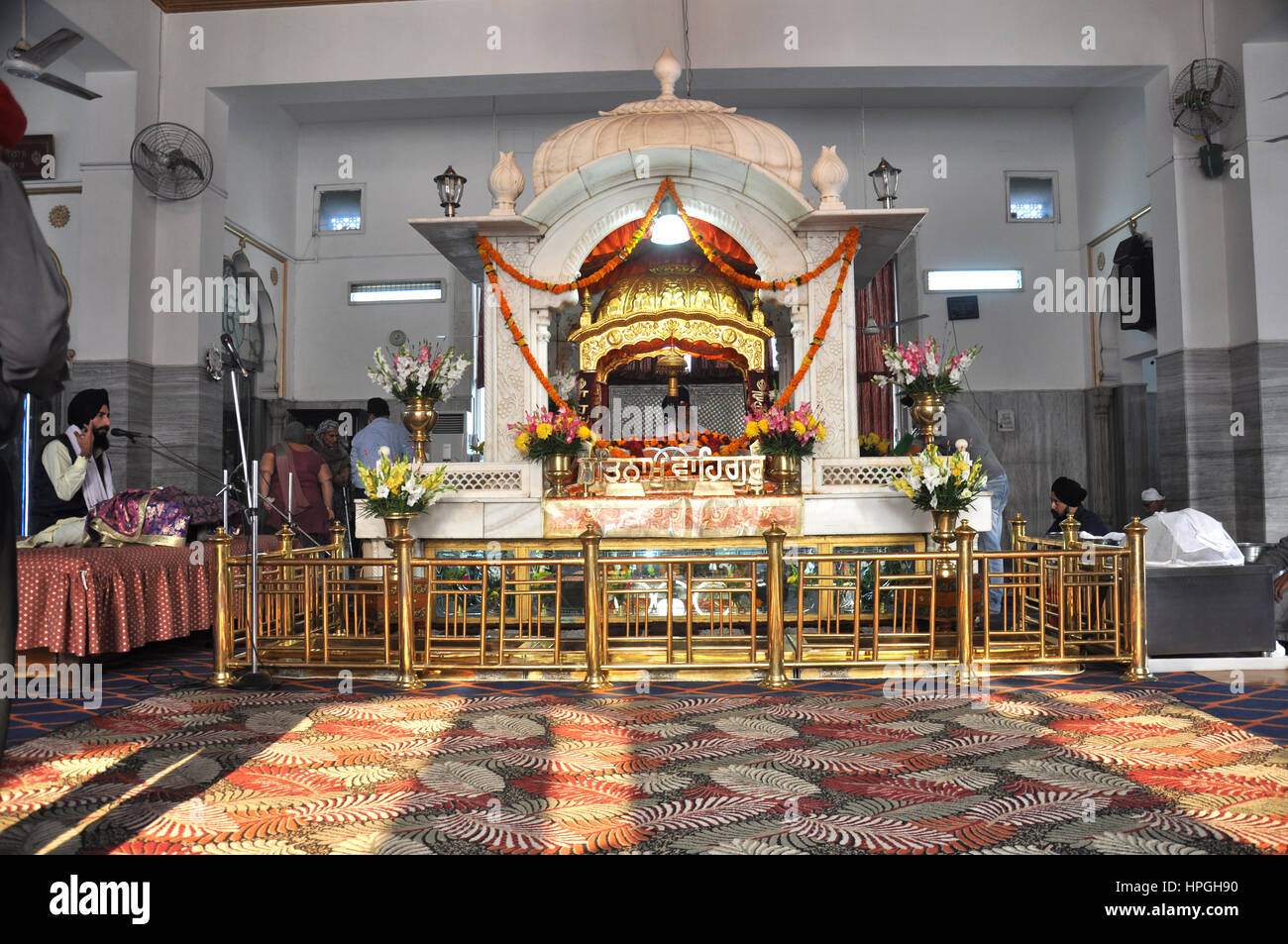 Sikh Gurudwara Inside Prayer, (Photo Copyright © by Saji Maramon Stock ...