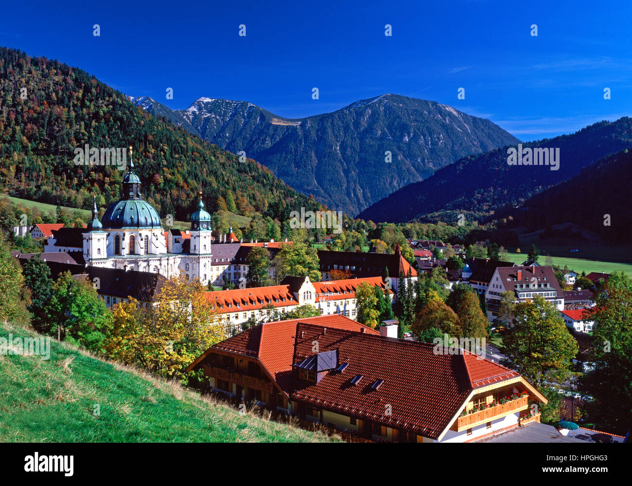 Ettal Benedictine Monastery, Bavaria, Germany Stock Photo: 134360019 ...