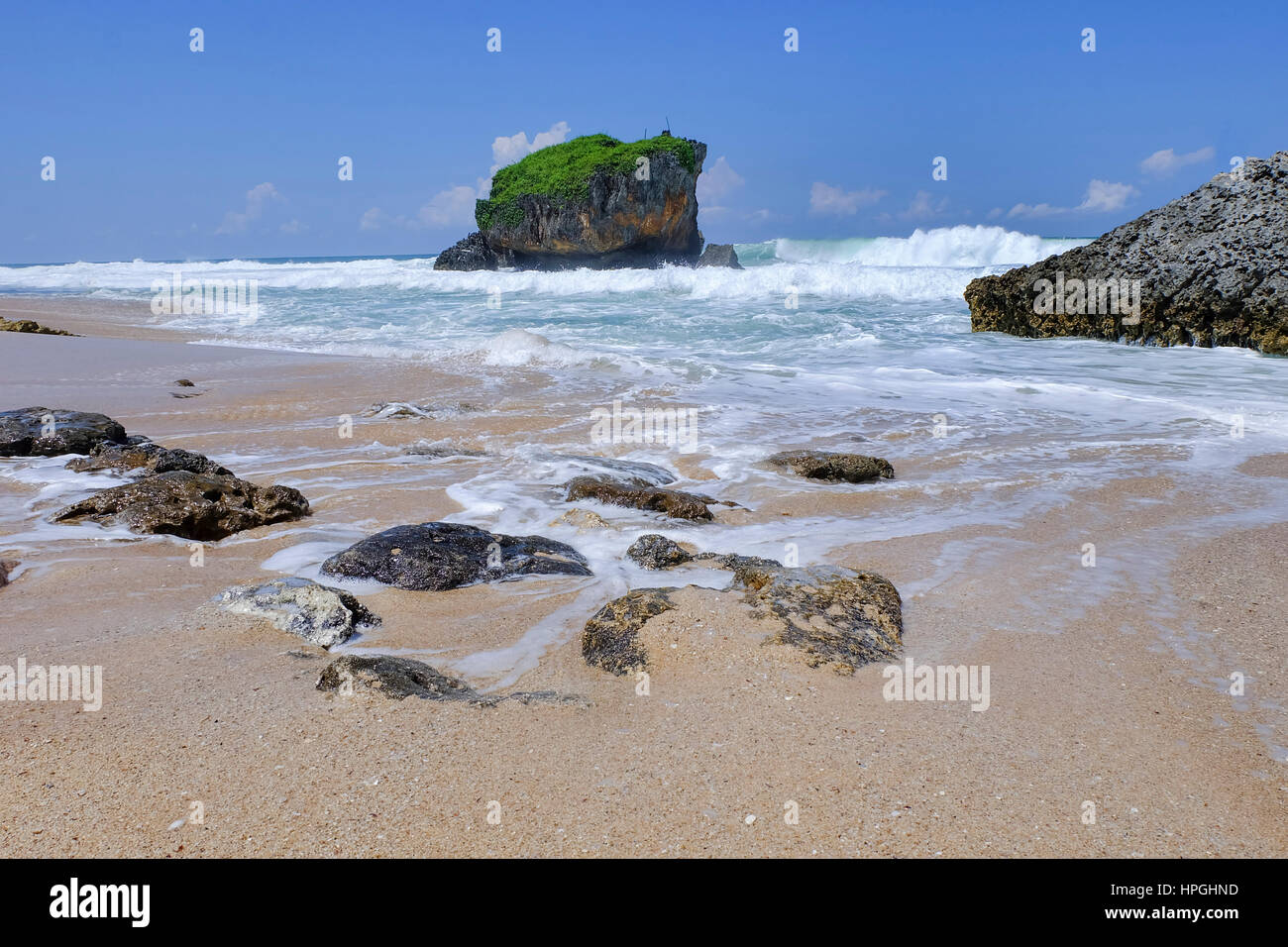 Kukup an Sepanjang beach in Yogyakarta, Indonesia Stock Photo - Alamy