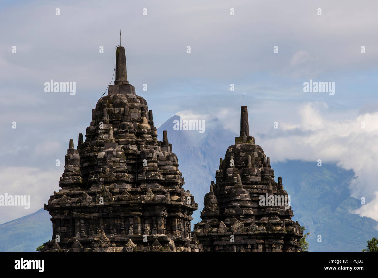 Indonesia, Jogjakarta, Buddhist Sewu Temple Stock Photo - Alamy