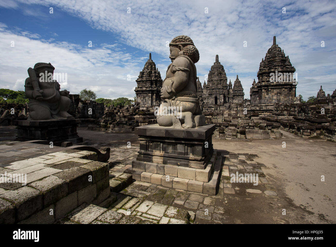 Indonesia, Jogjakarta, Buddhist Sewu Temple Stock Photo - Alamy