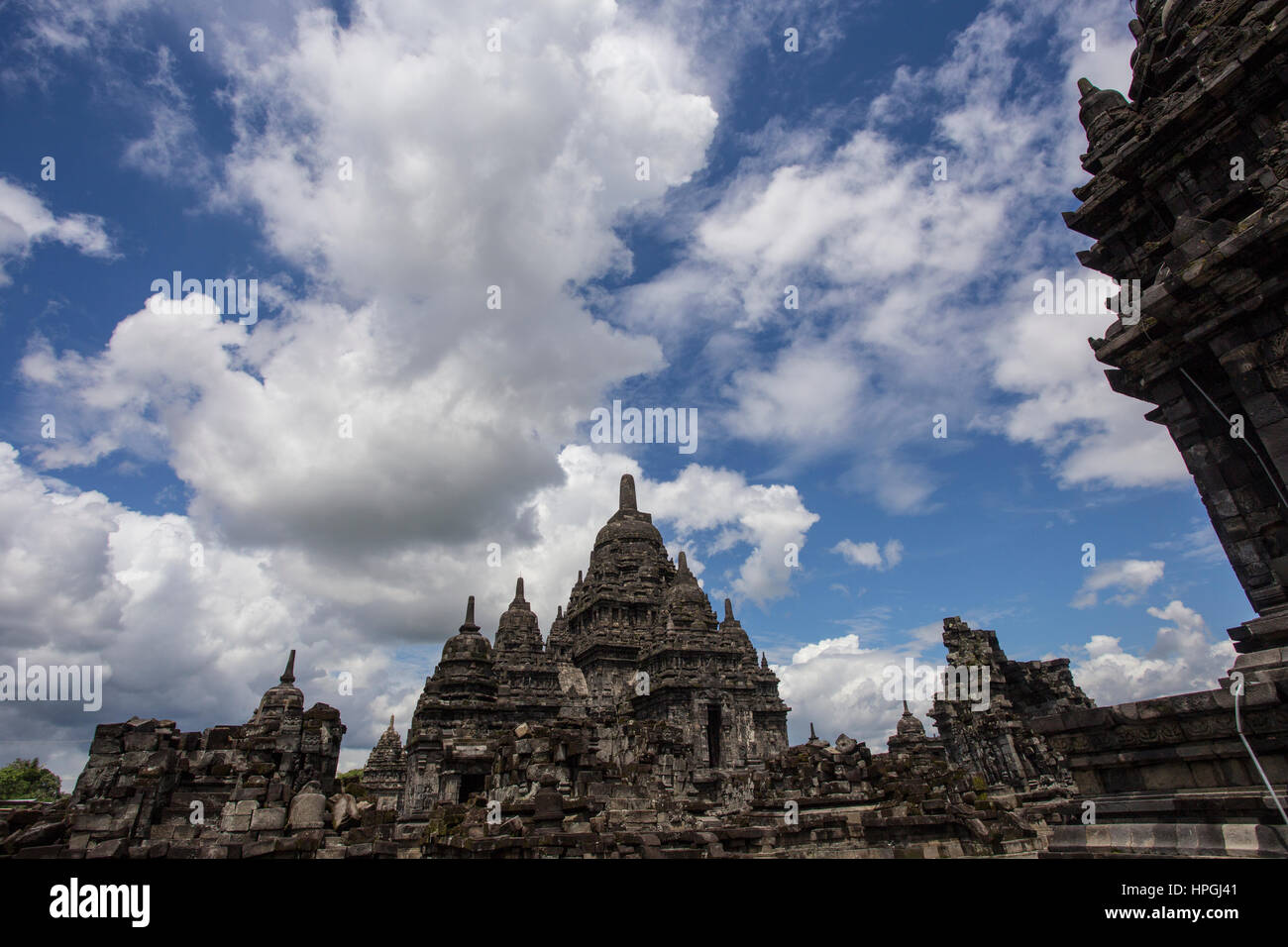 Indonesia, Jogjakarta, Buddhist Sewu Temple Stock Photo - Alamy