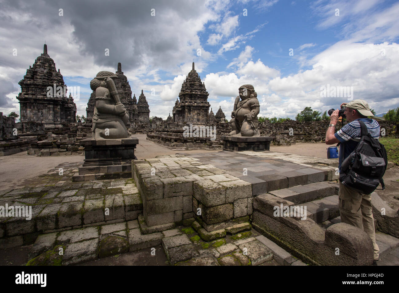 Indonesia, Jogjakarta, Buddhist Sewu Temple Stock Photo - Alamy