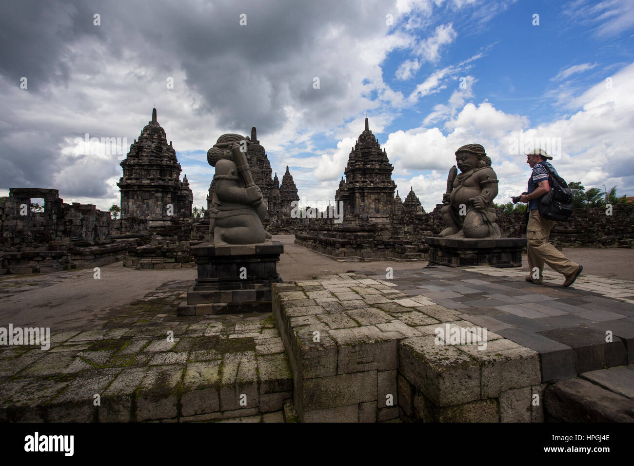 Indonesia, Jogjakarta, Buddhist Sewu Temple Stock Photo - Alamy
