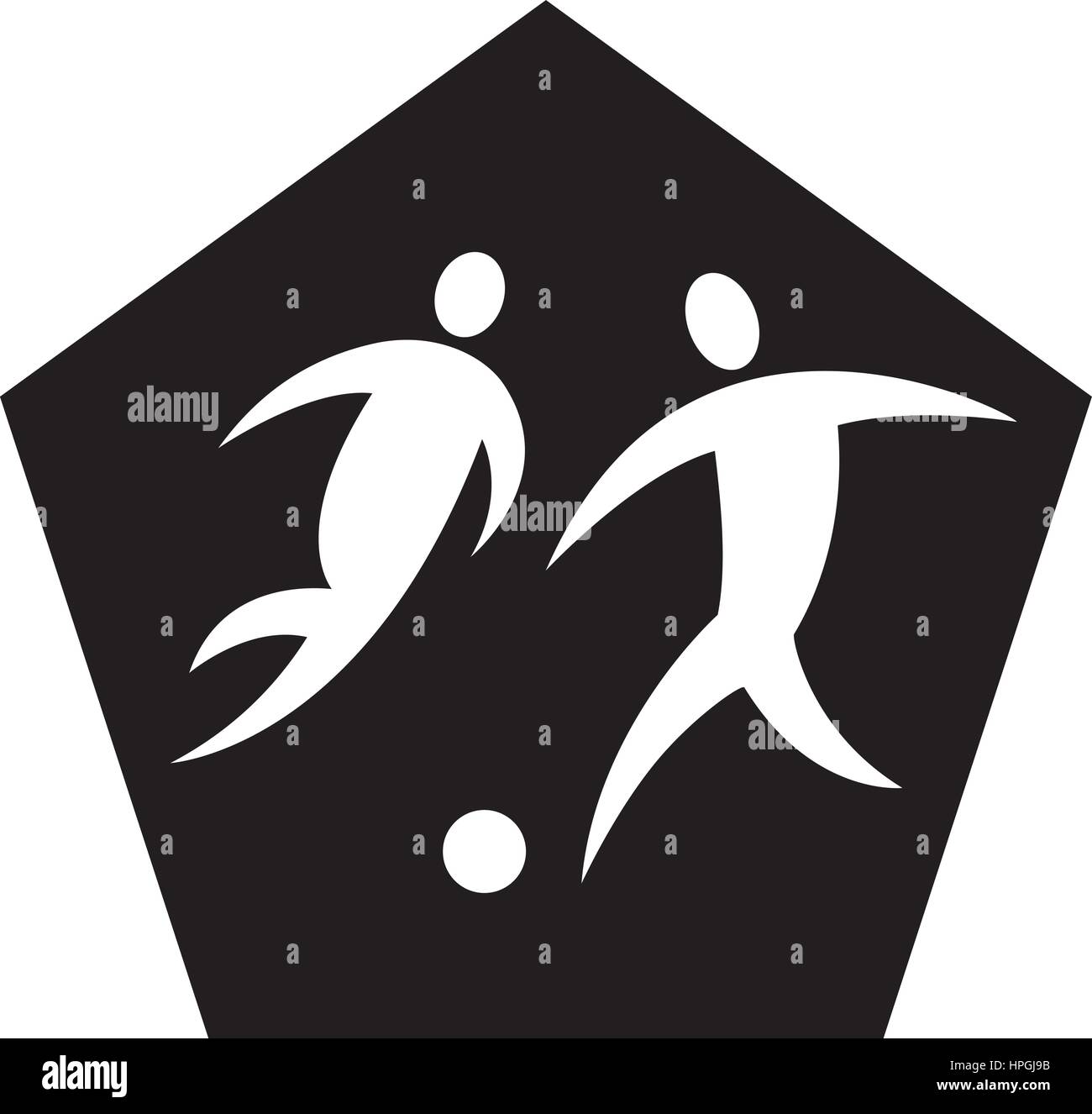 Football icon hi-res stock photography and images - Alamy