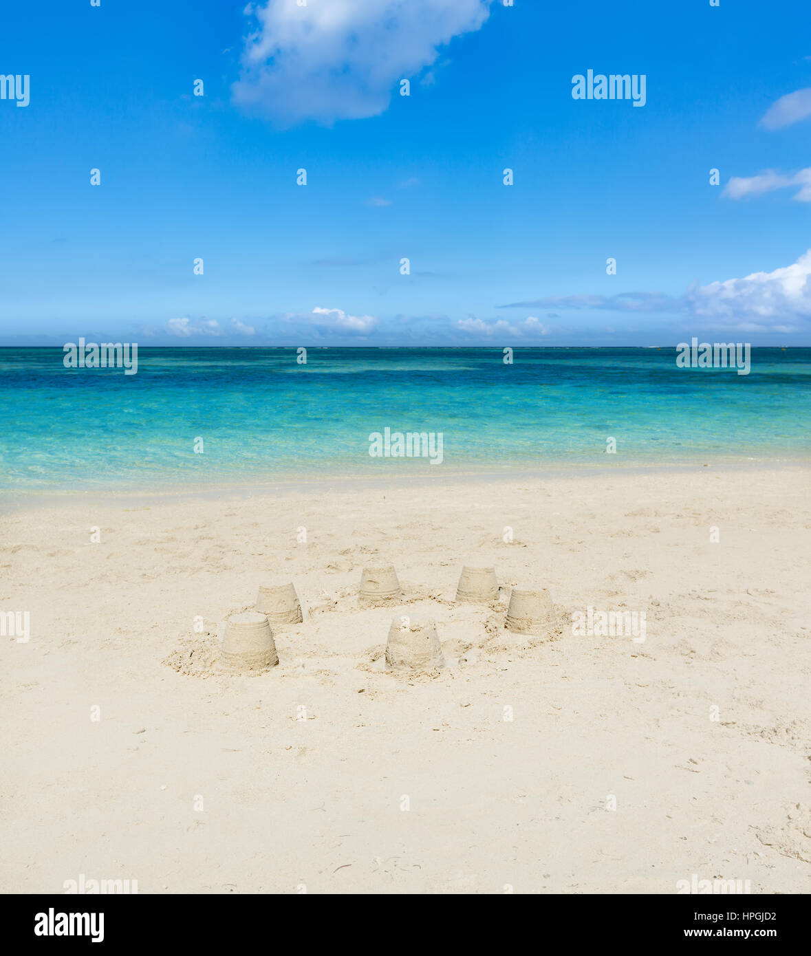 Sandy tropical Wolmar beach at sunny day. Mauritius Stock Photo - Alamy
