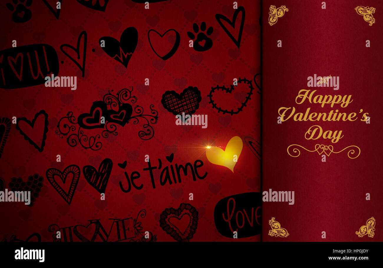 St Valentine's Day theme background Stock Photo - Alamy