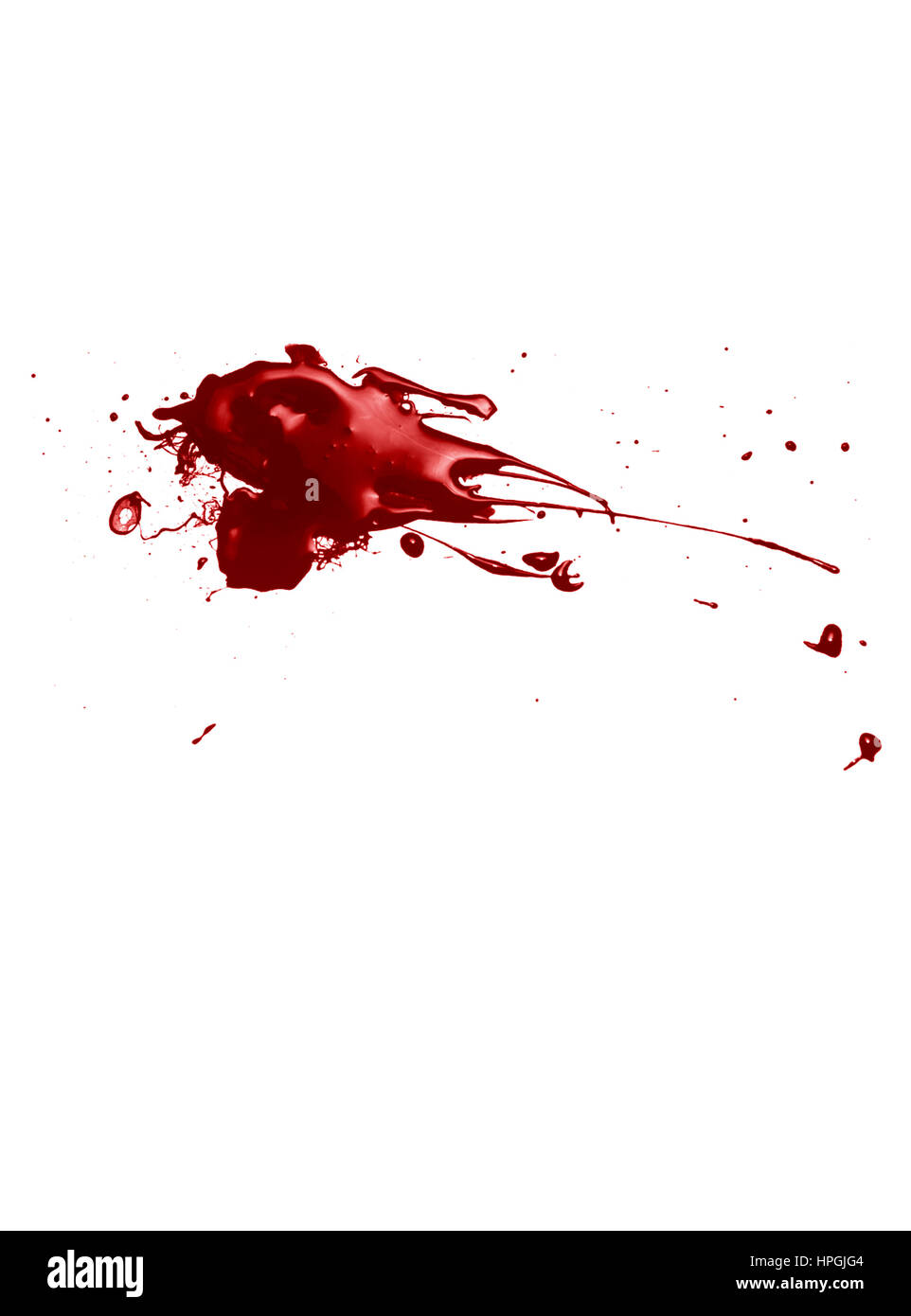 Blood isolated on a white background, can be used in design Stock Photo ...