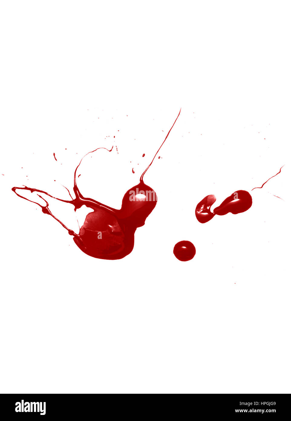 Blood isolated on a white background, can be used in design Stock Photo ...
