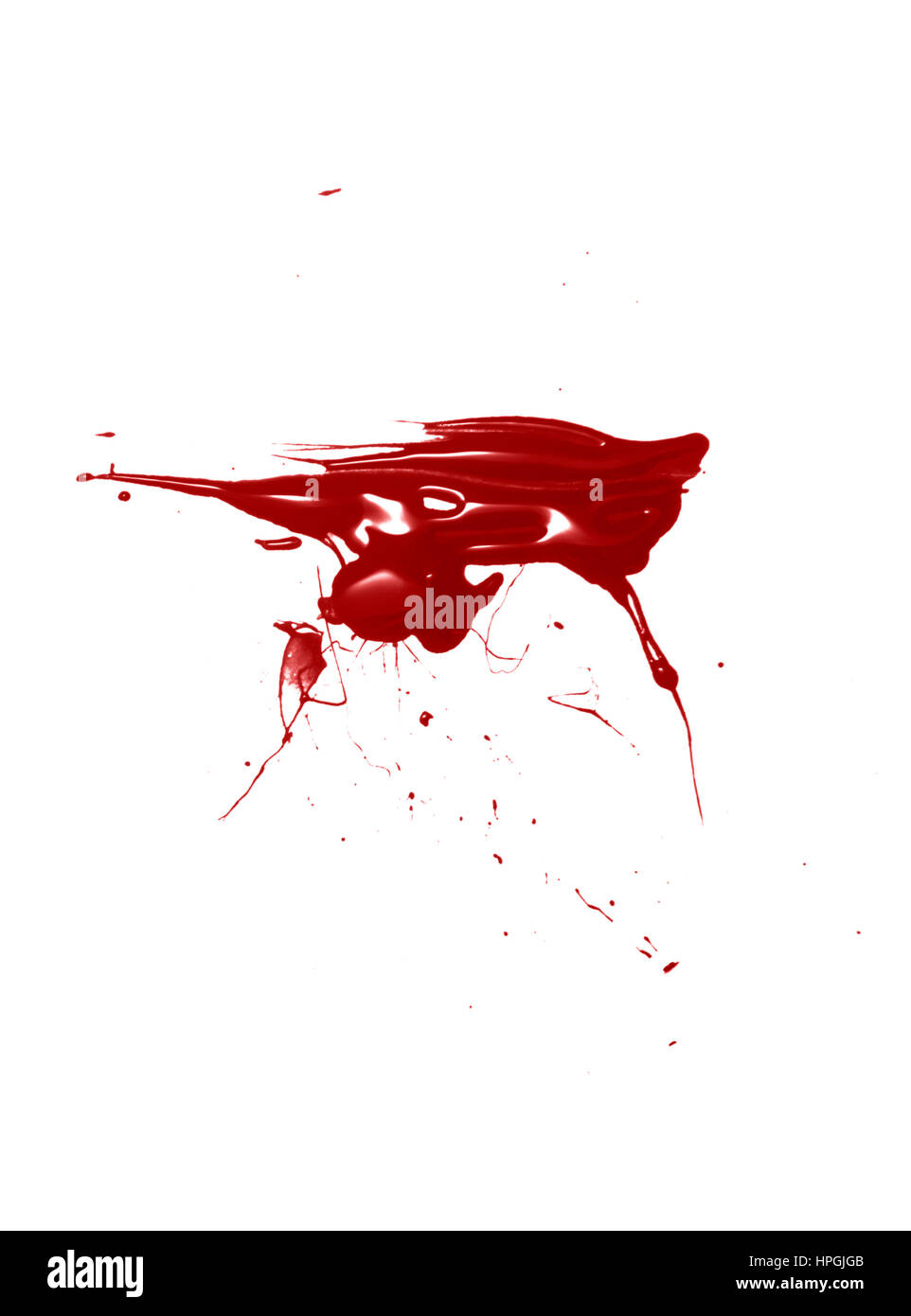 Blood isolated on a white background, can be used in design Stock Photo ...