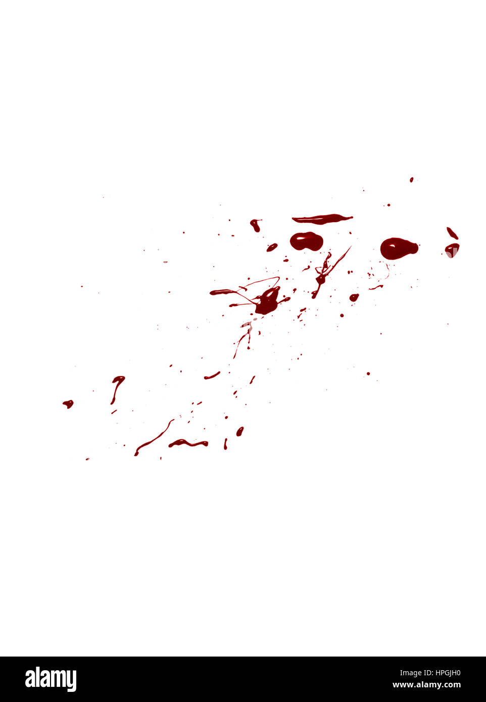 Blood isolated on a white background, can be used in design Stock Photo ...
