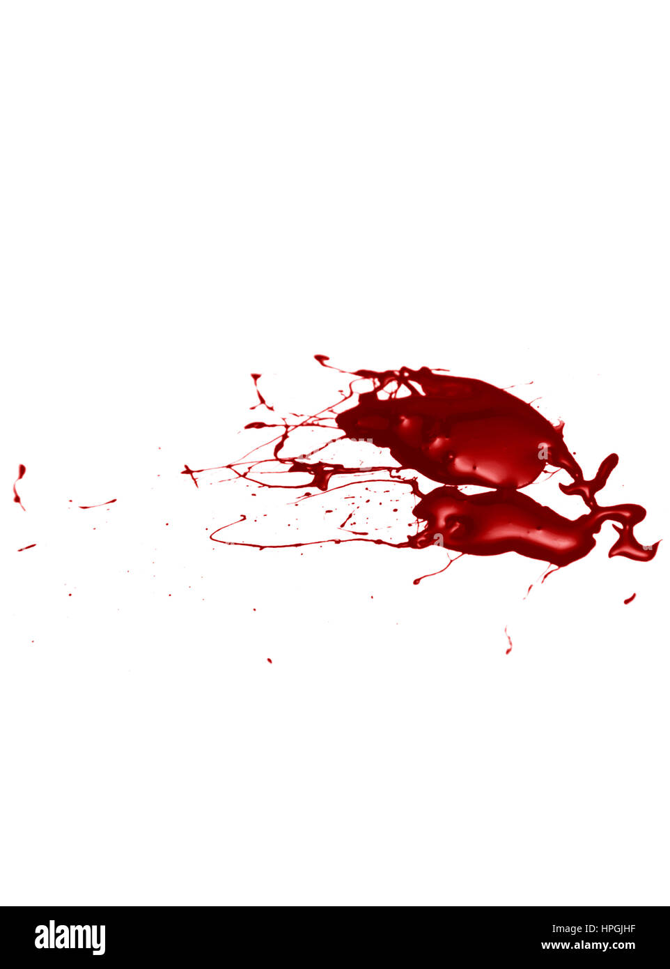 Blood isolated on a white background, can be used in design Stock Photo ...