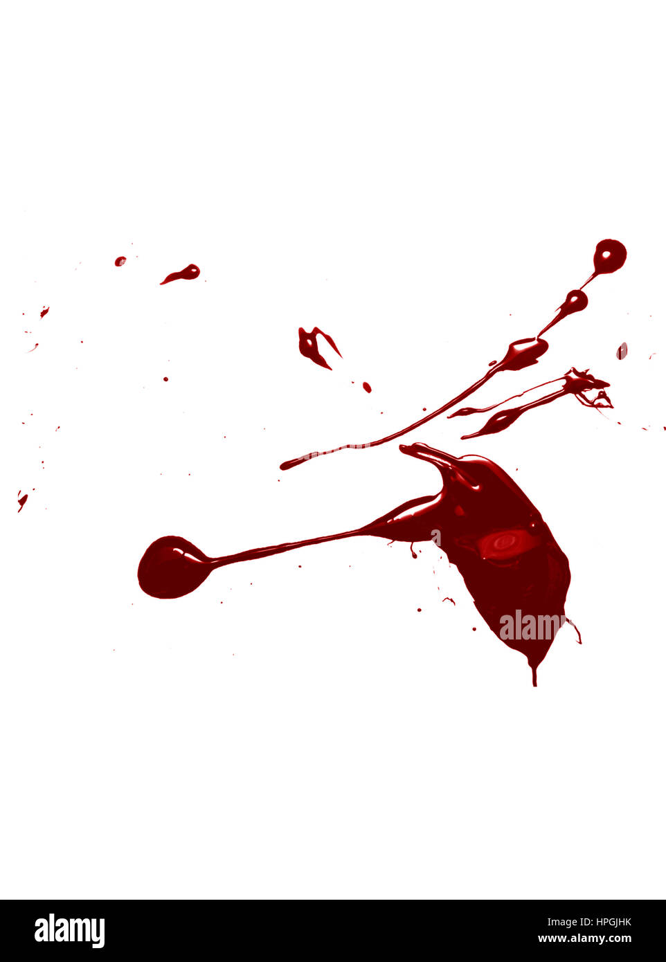 Blood isolated on a white background, can be used in design Stock Photo ...
