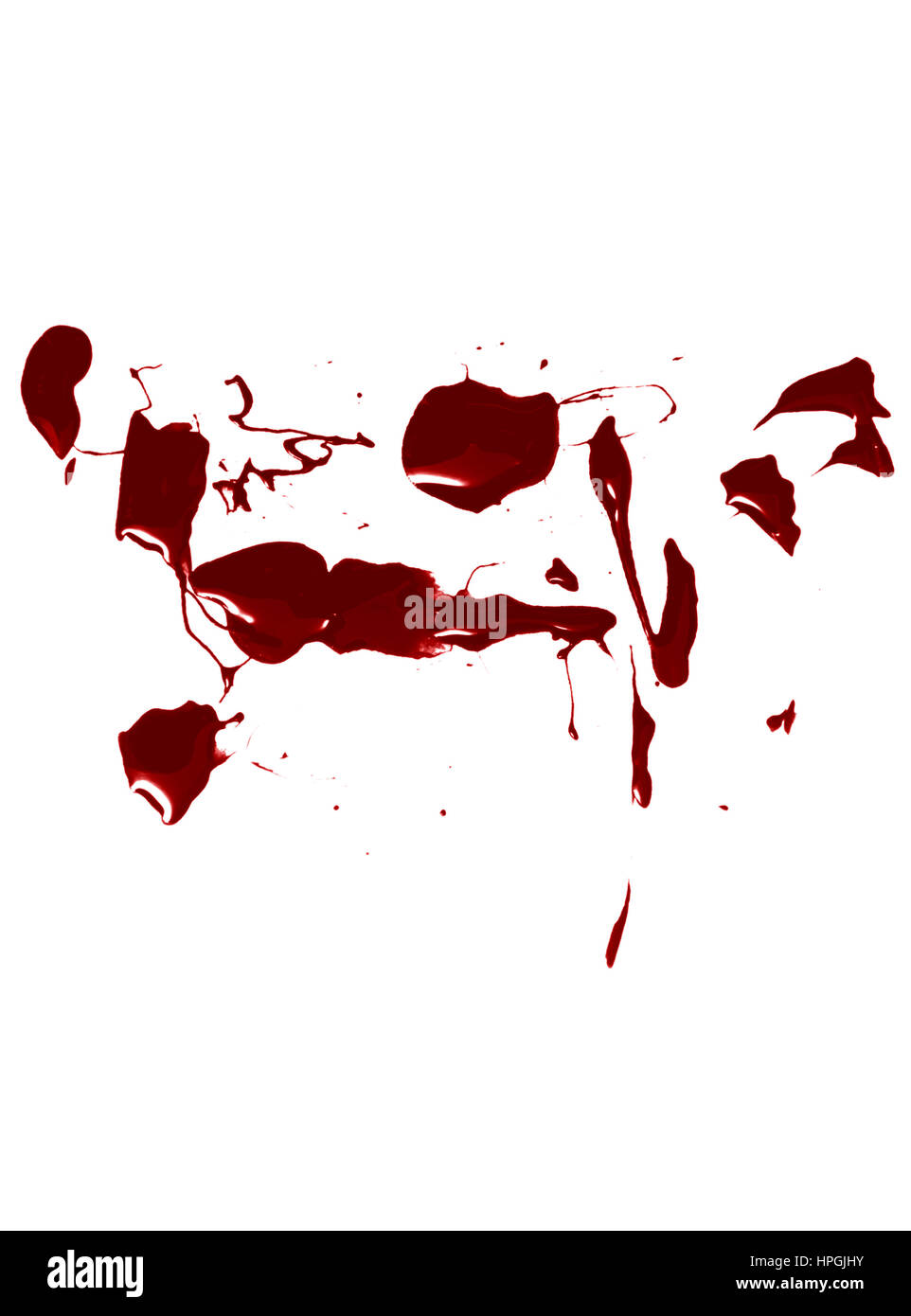 Blood isolated on a white background, can be used in design Stock Photo ...