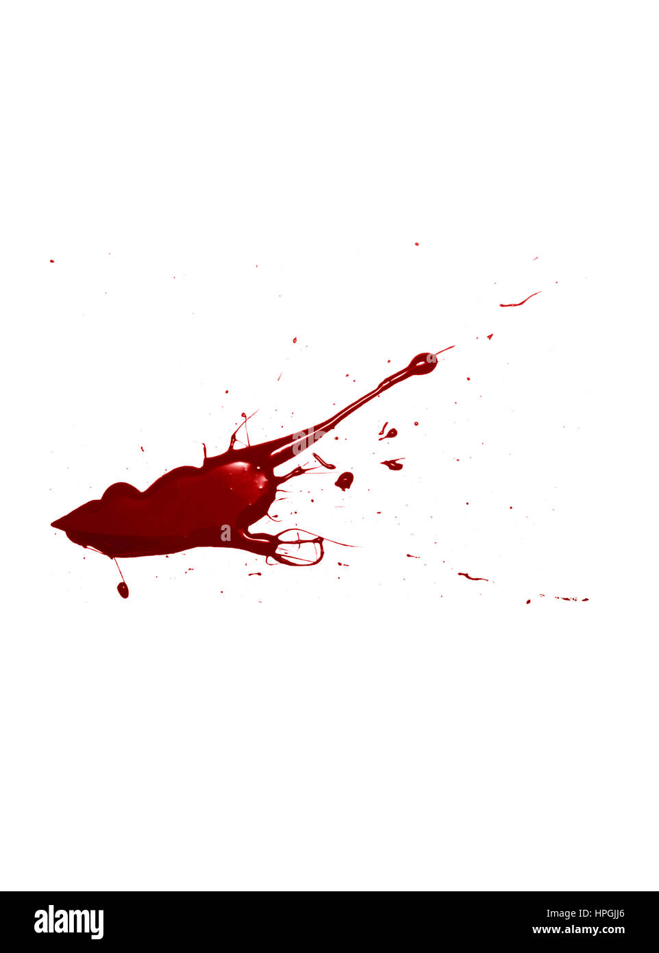 Blood isolated on a white background, can be used in design Stock Photo ...