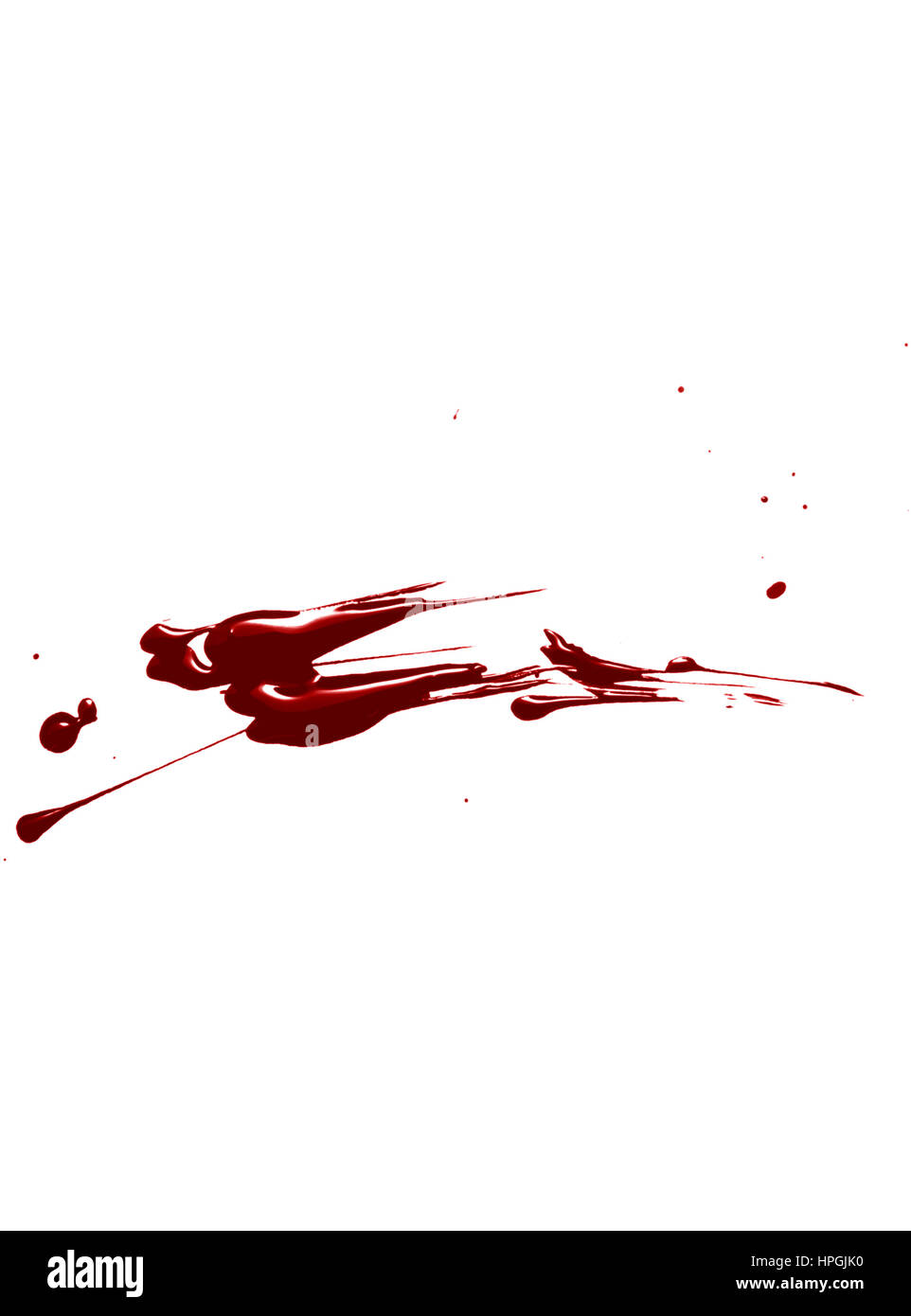 Blood isolated on a white background, can be used in design Stock Photo ...