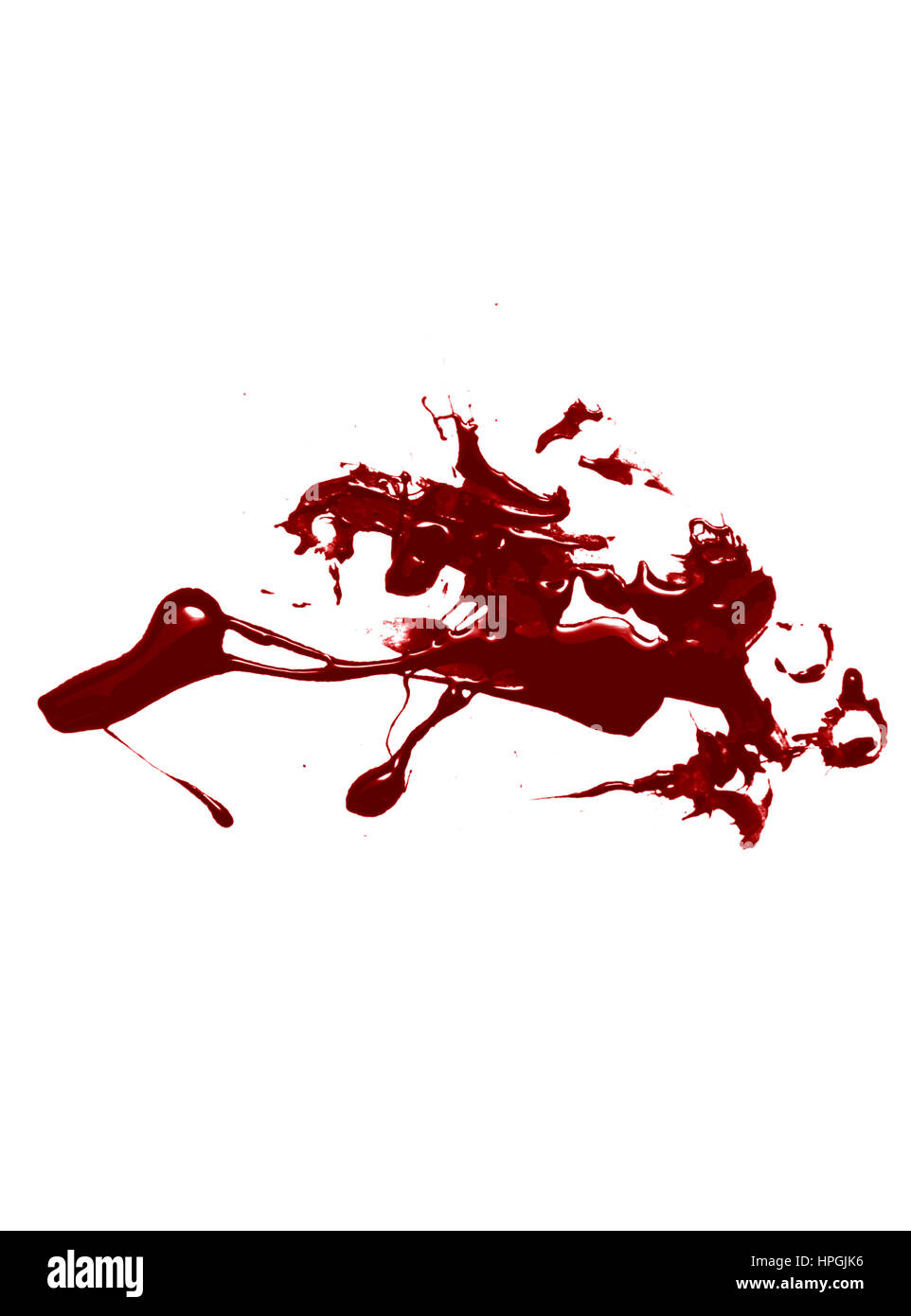 Blood isolated on a white background, can be used in design Stock Photo ...