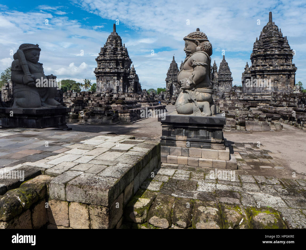Indonesia, Jogjakarta, Buddhist Sewu Temple Stock Photo - Alamy