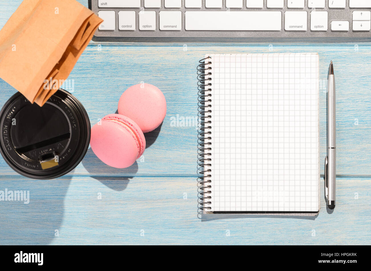 Remote work space Stock Photo - Alamy