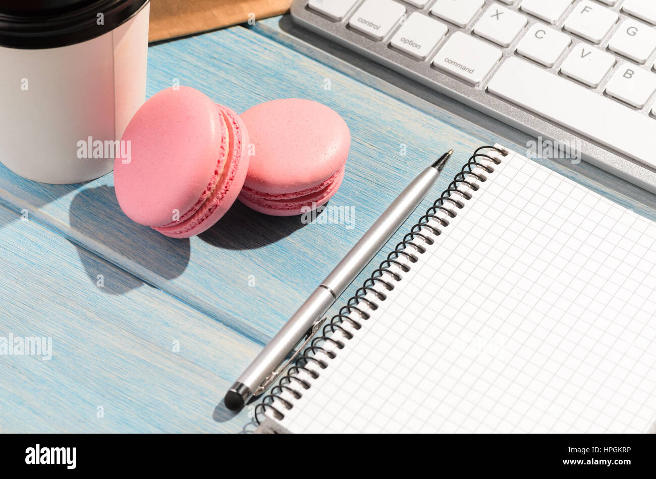 Remote work space Stock Photo - Alamy