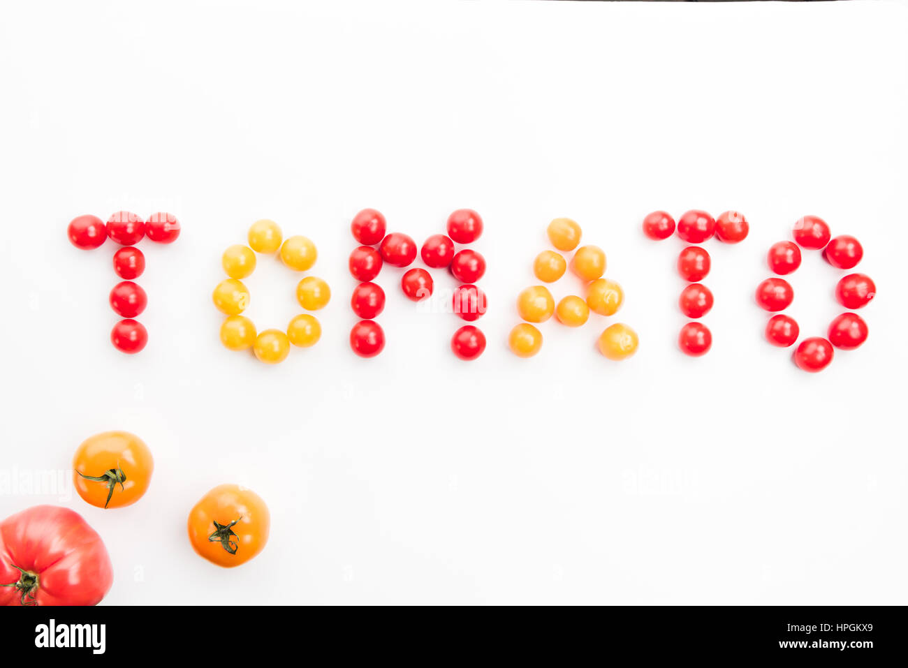 colorful tomato word Stock Photo - Alamy