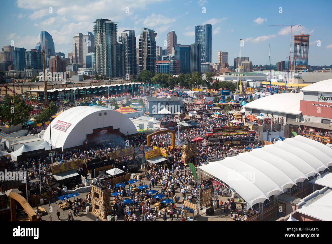 fairground at the stampede in Galgary Stock Photo - Alamy