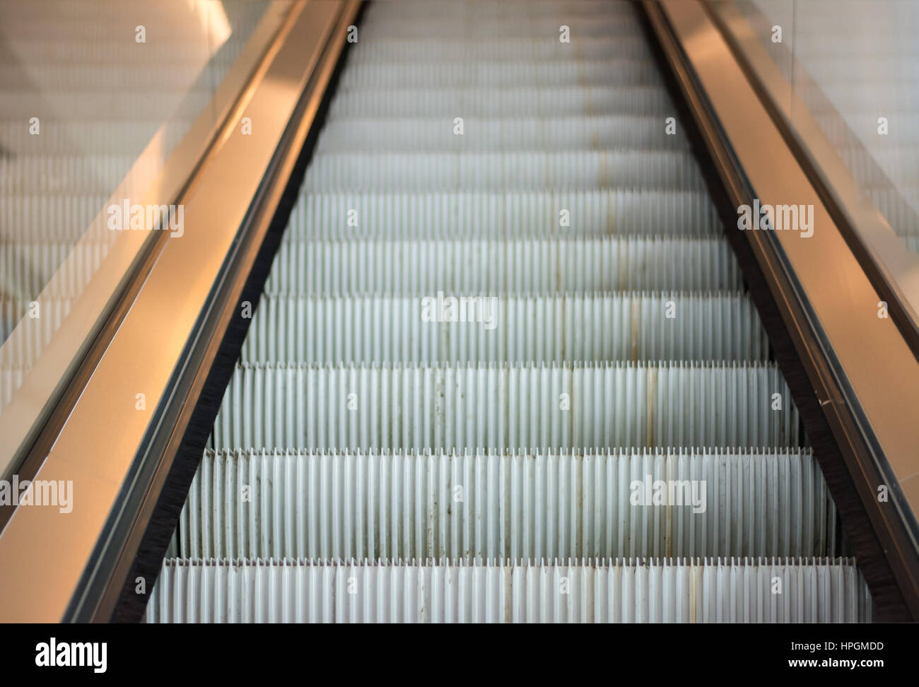 Modern escalator in shopping mall Stock Photo - Alamy