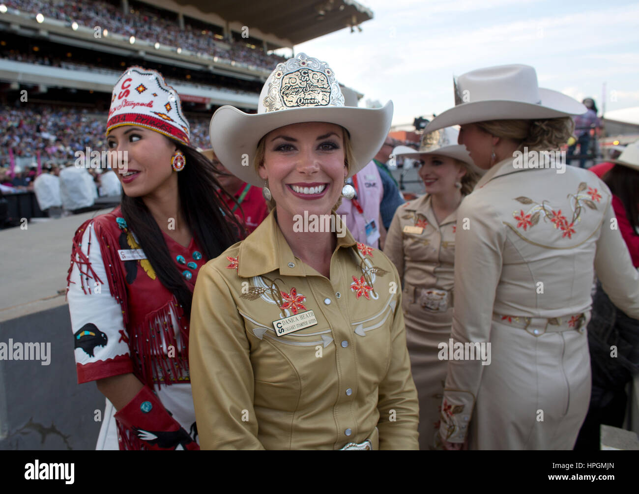 cowboy stampede in Galgary, Canada Stock Photo - Alamy