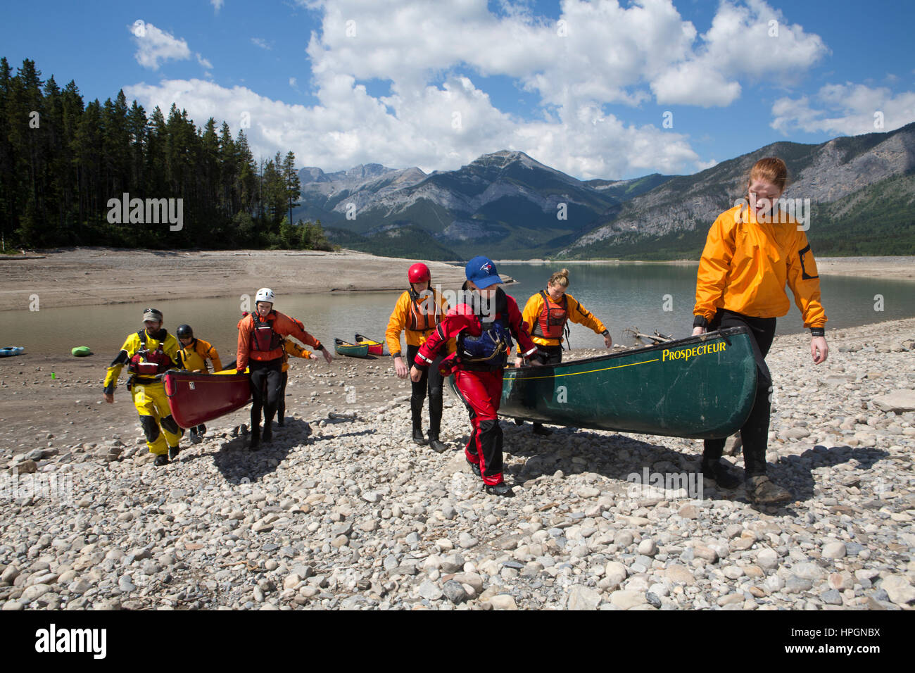 outdoor activities in Canada Stock Photo - Alamy