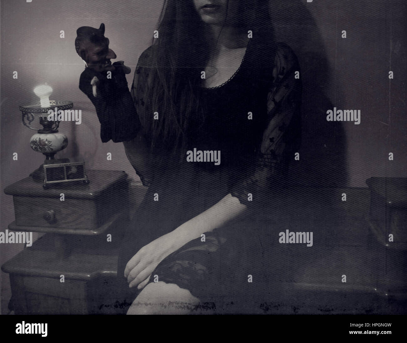 Devil portrait hi-res stock photography and images - Alamy