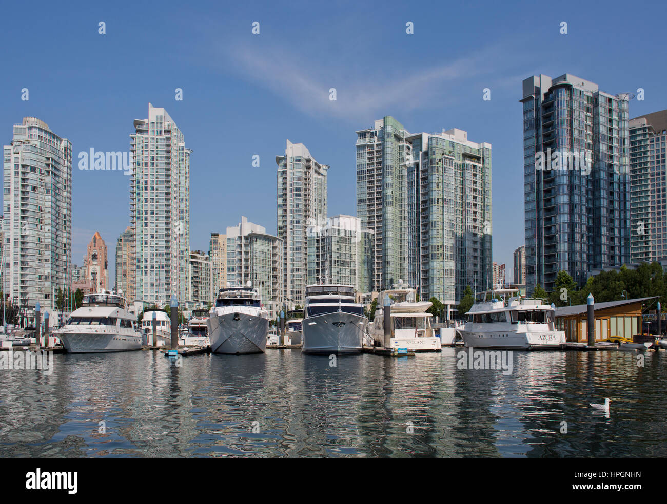 high rise in vancouver city Stock Photo - Alamy