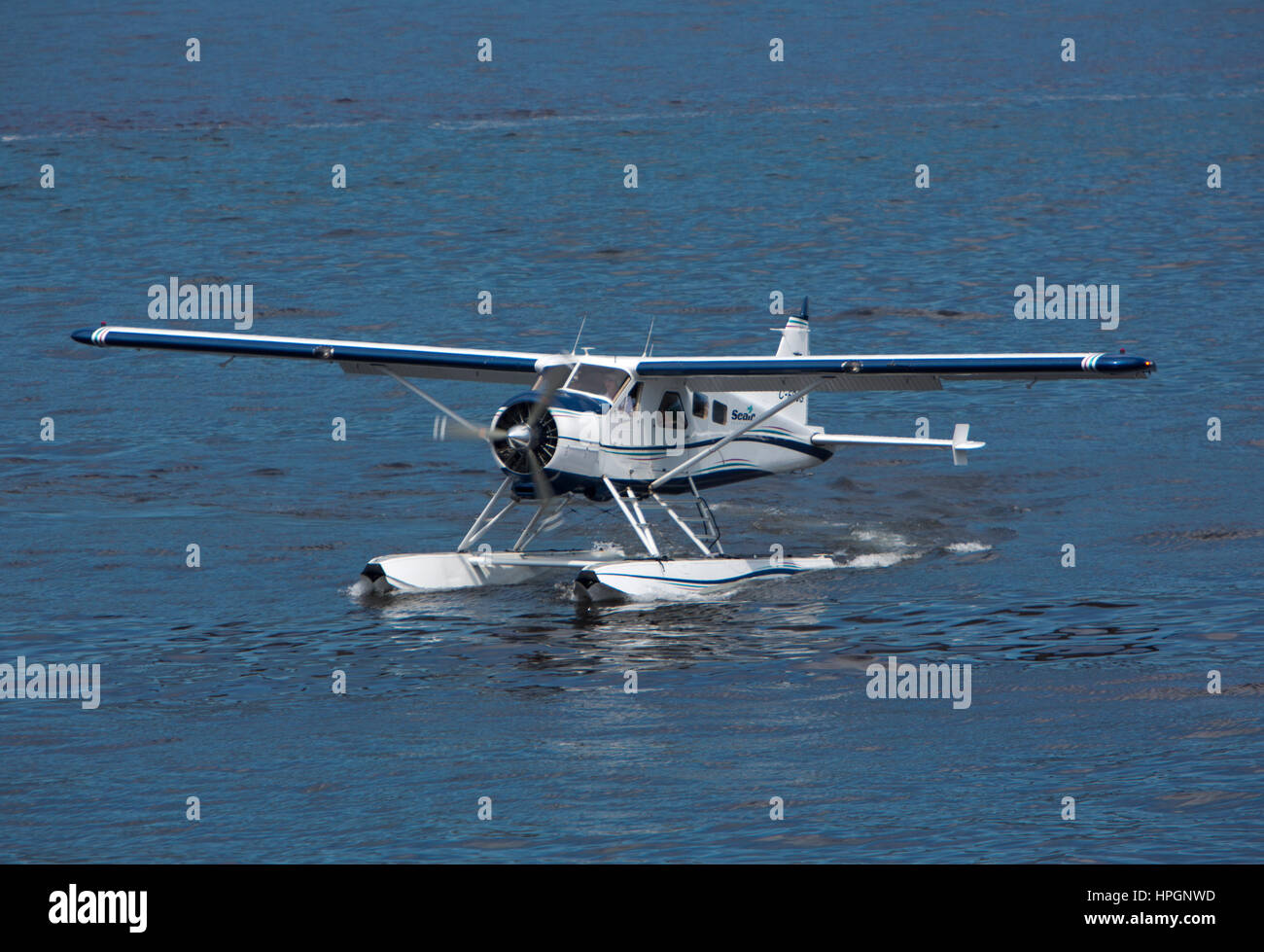 sightseeing flight in vancouver Stock Photo - Alamy