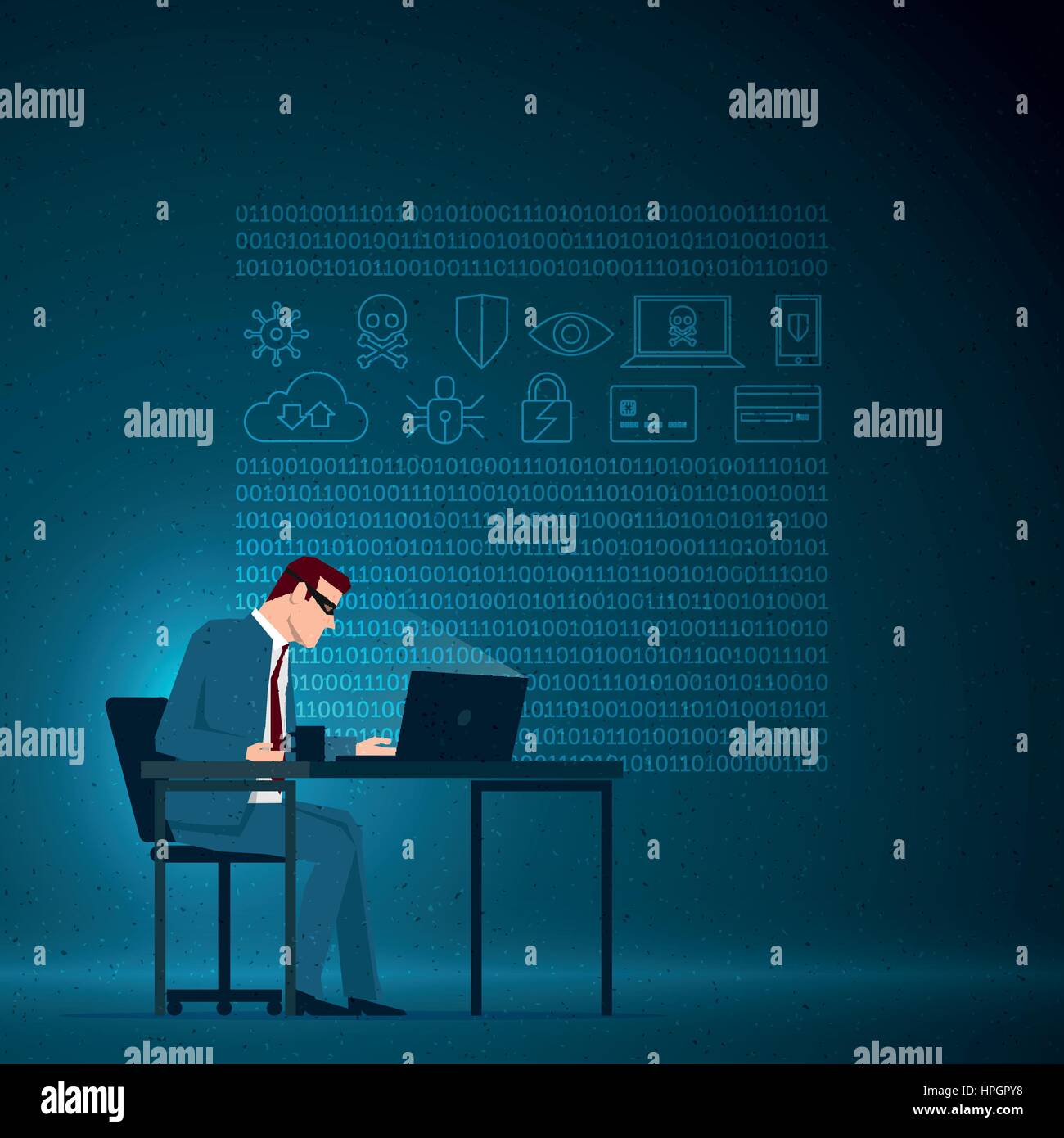 Cyber criminal Stock Vector Images - Alamy