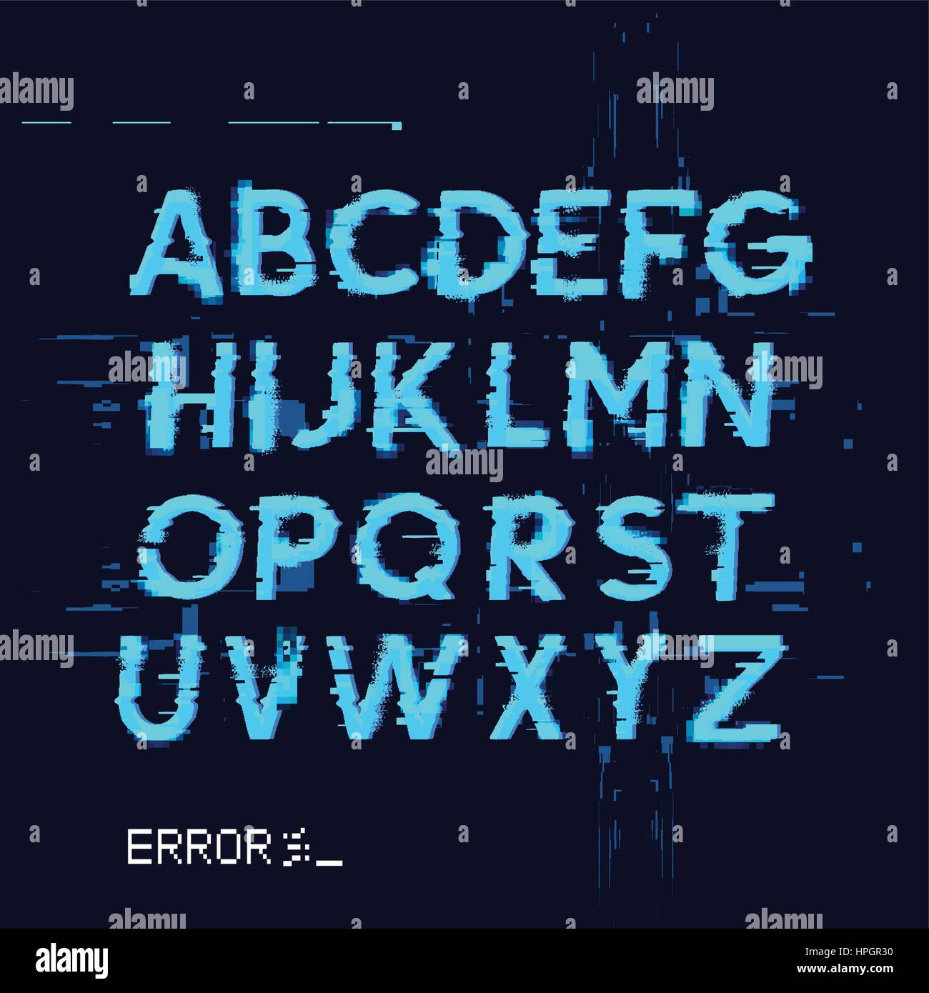 Error lines hi-res stock photography and images - Alamy