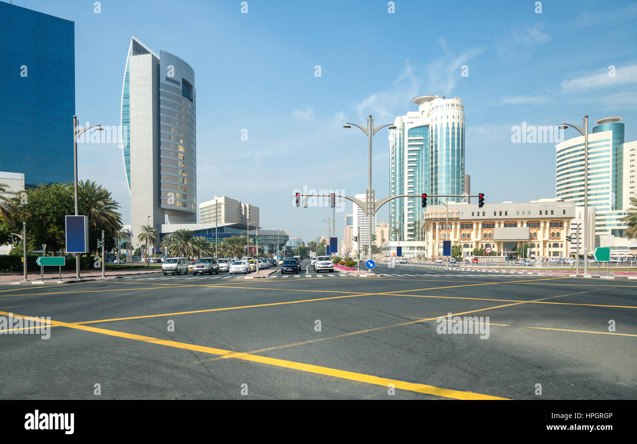 Big urban crossroad Stock Photo - Alamy