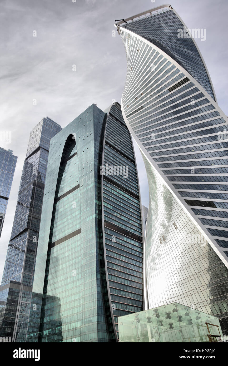 Towers of Moscow city, Russia Stock Photo - Alamy