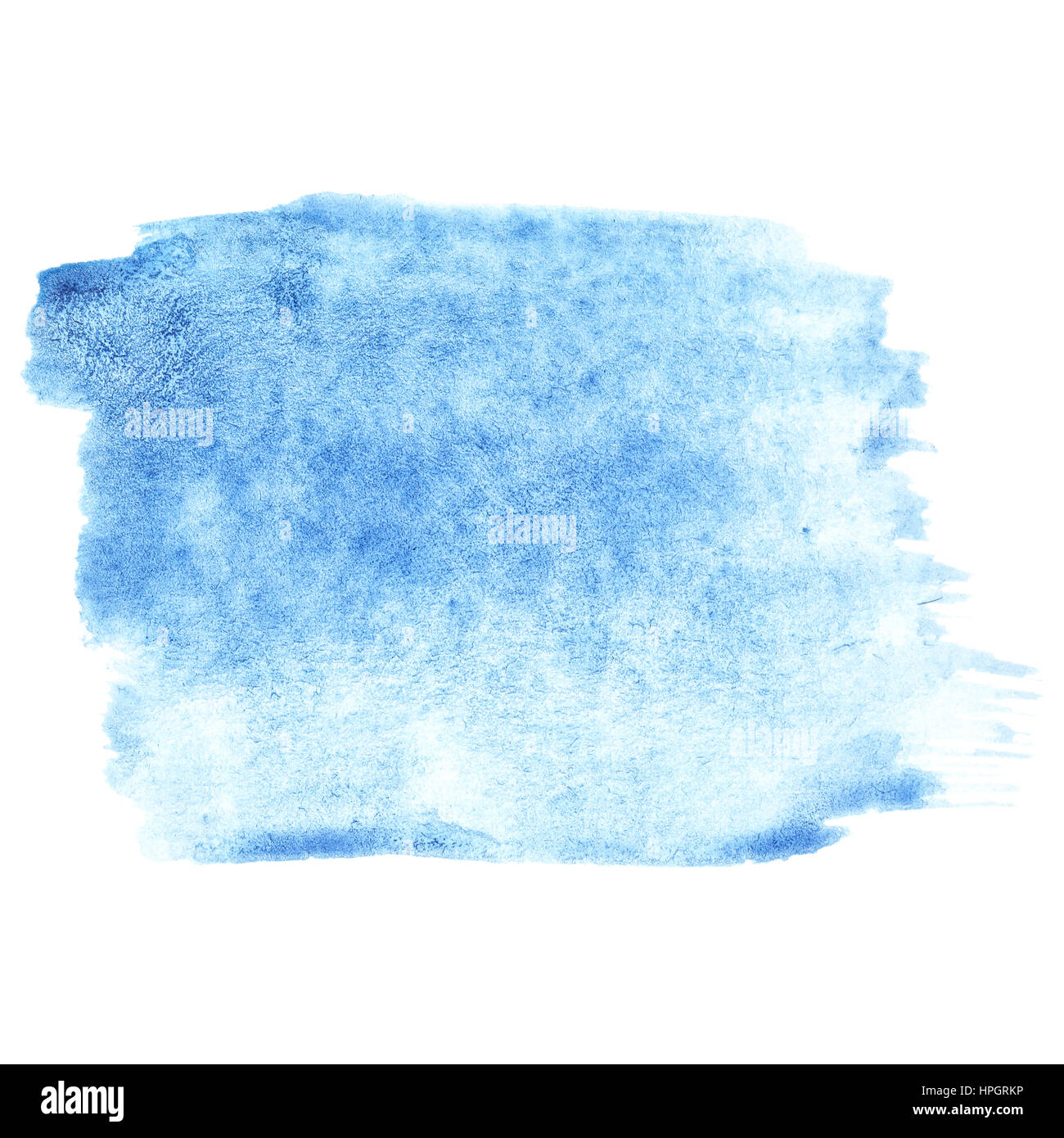 Pale blue watercolor stroke - abstract background and space for your ...