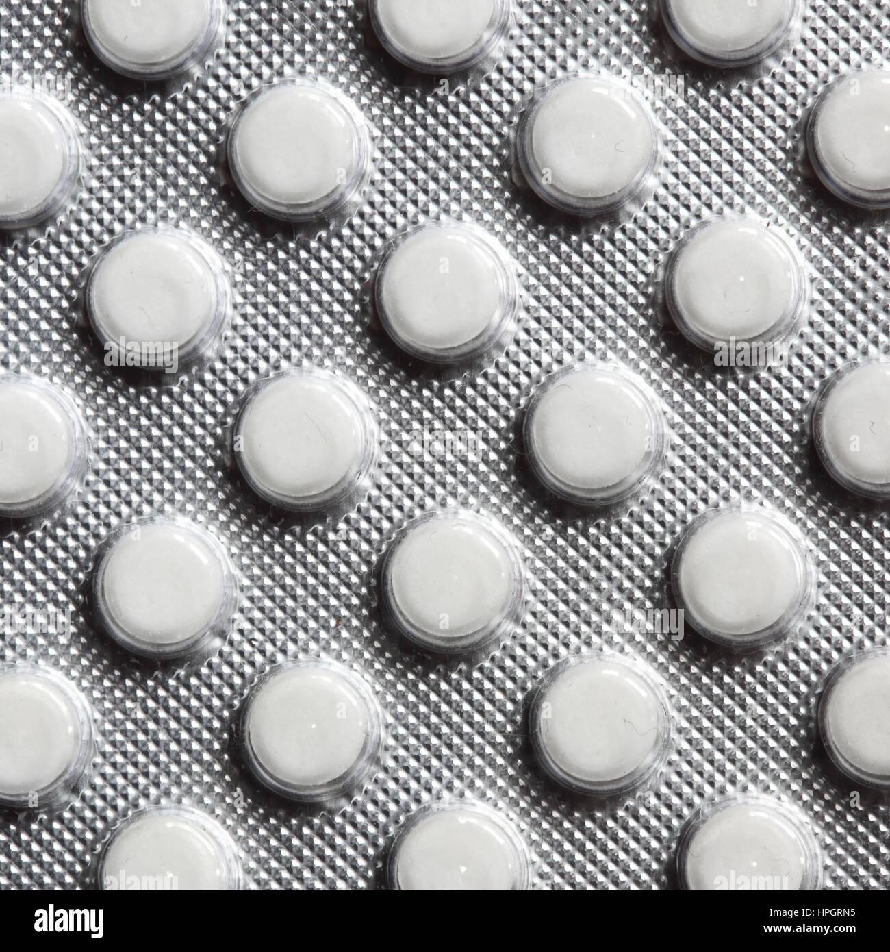 Blister pack of tablet on gray background hi-res stock photography and ...