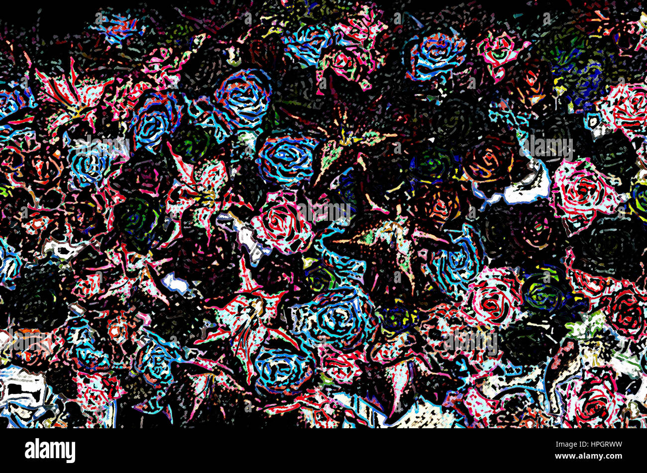 Abstract rose background hi-res stock photography and images - Alamy