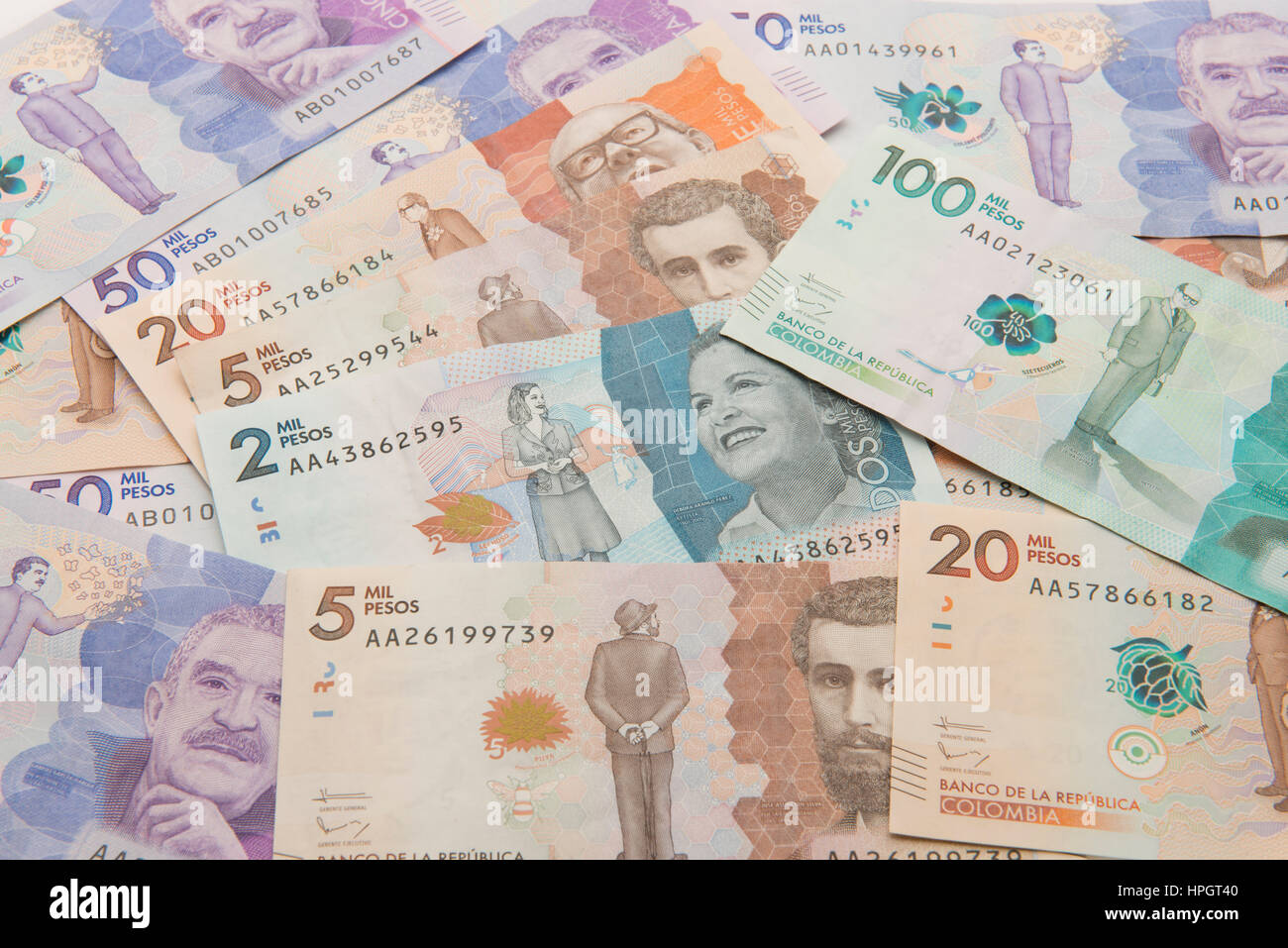 Colombian currency hi-res stock photography and images - Alamy