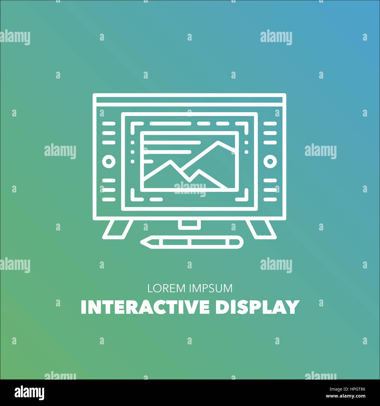 Experience display Stock Vector Images - Alamy