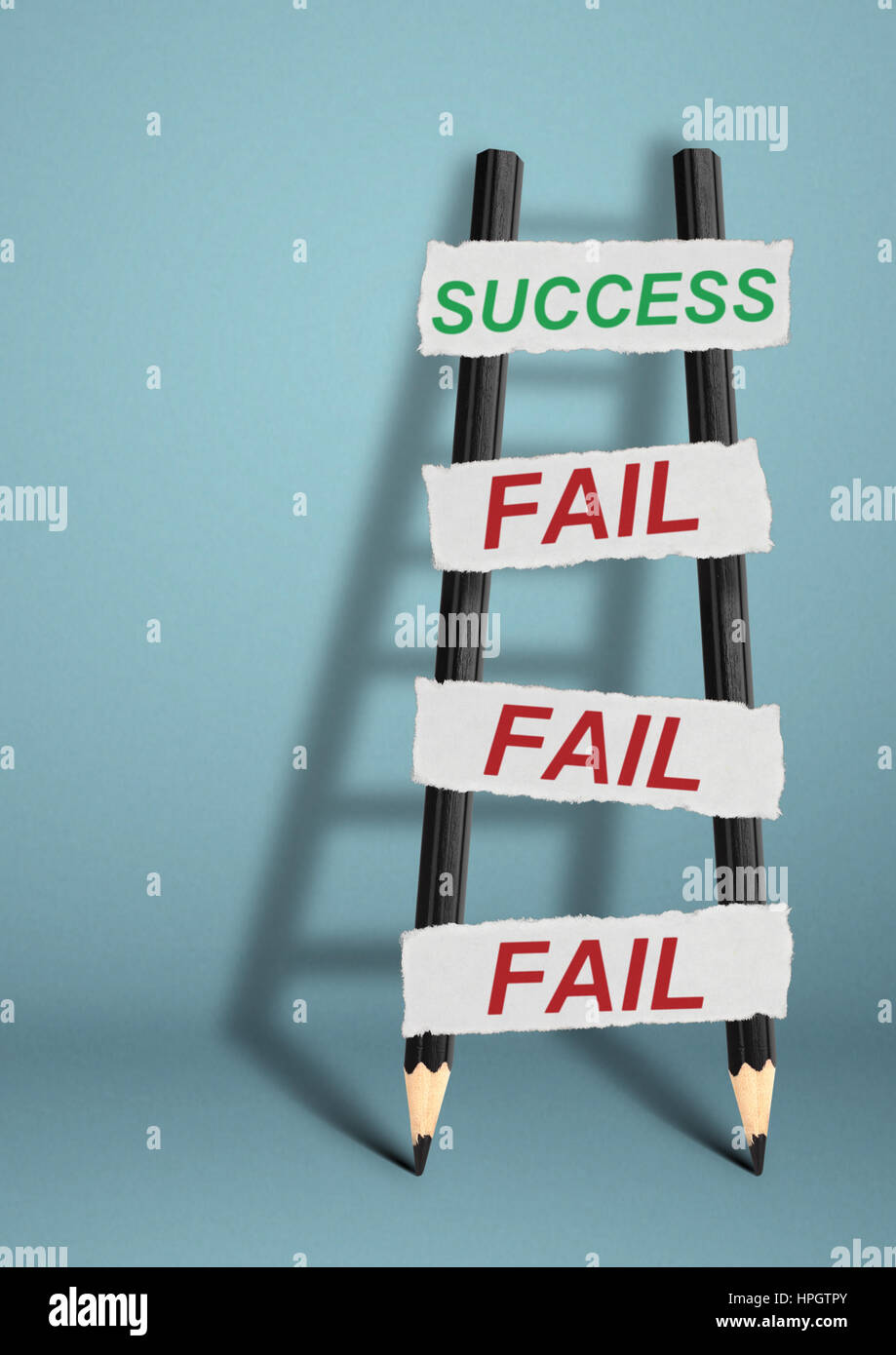 Failures make steps to success hi-res stock photography and images - Alamy