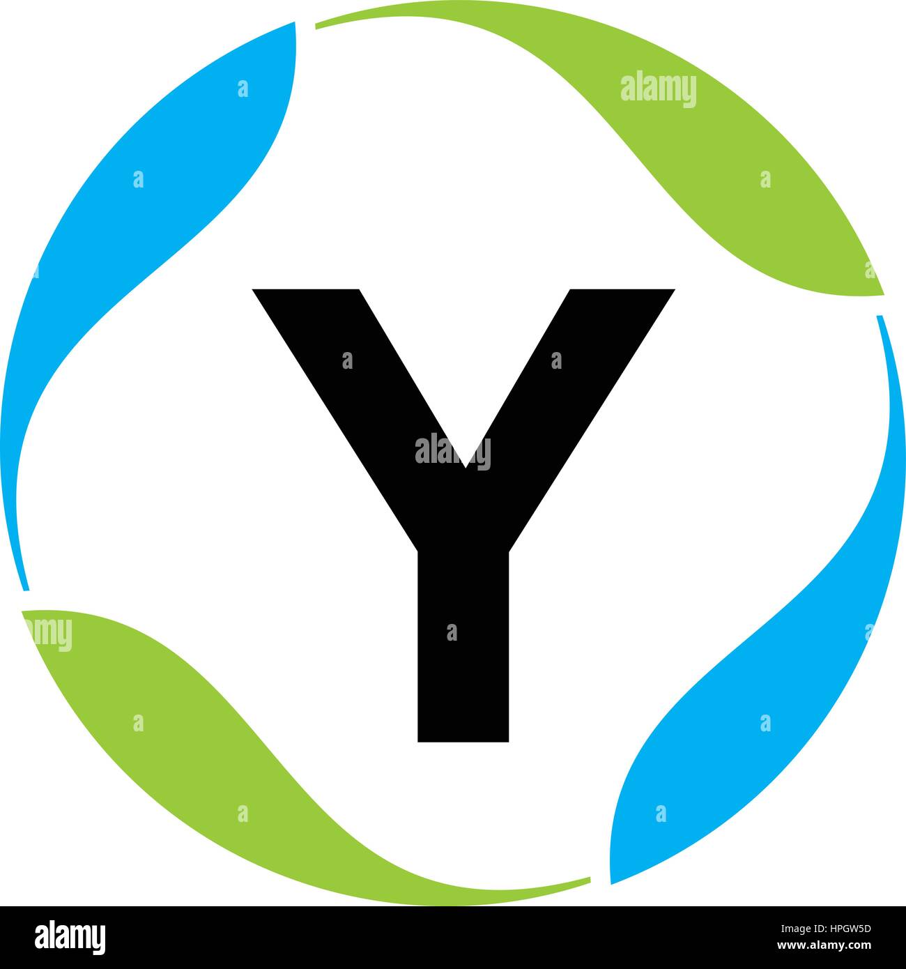 Green Project Solution Letter Y Stock Vector Image & Art - Alamy