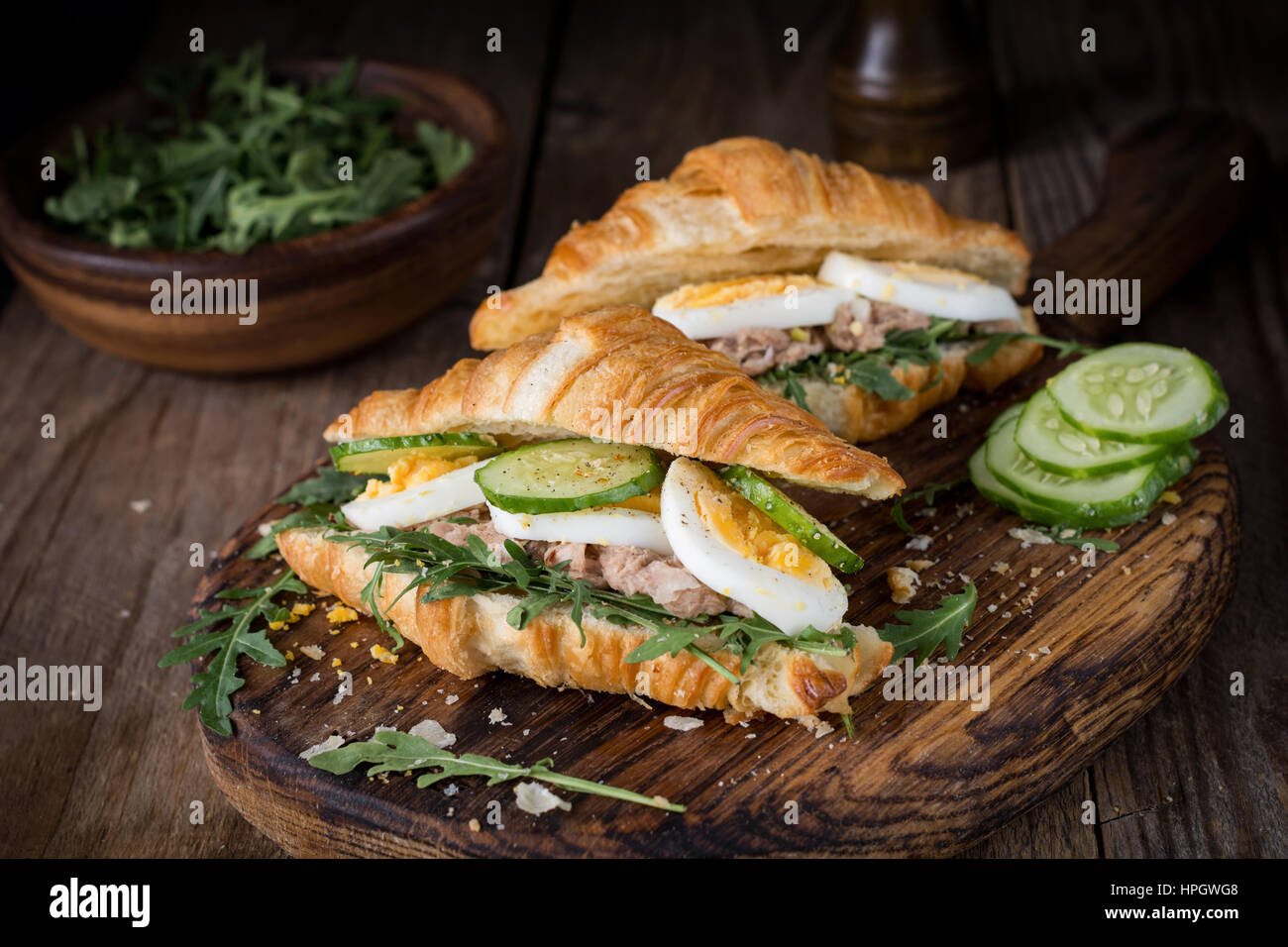 Croissant Tuna Sandwich