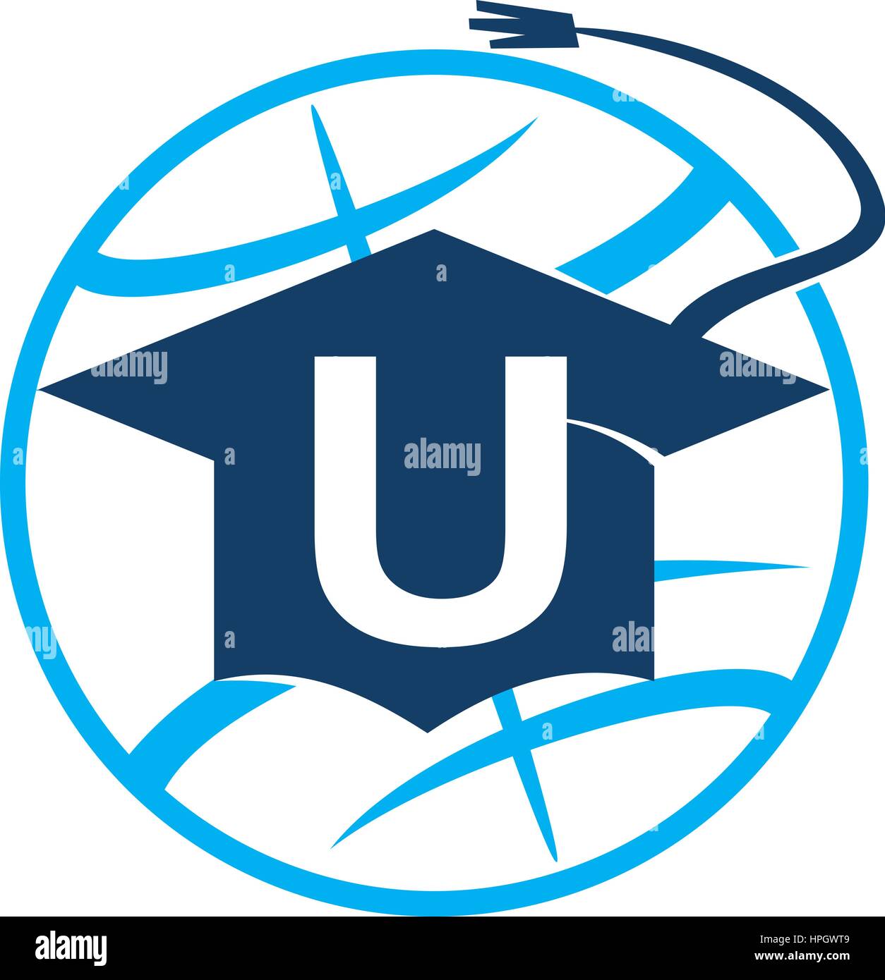 World Education Letter U Stock Vector Image & Art - Alamy