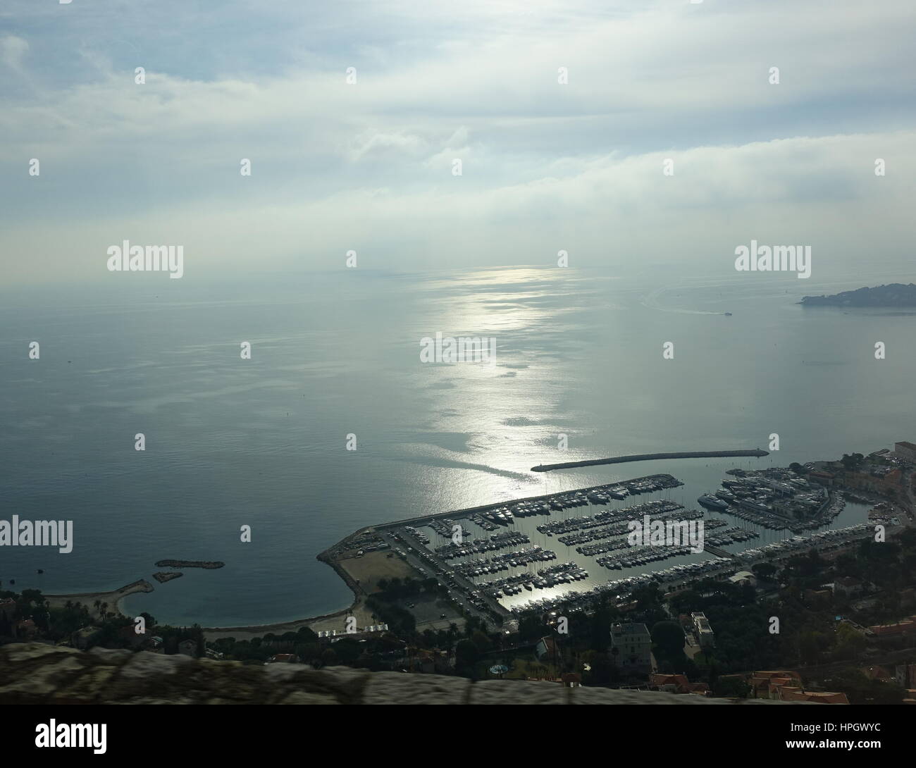 Overlooking the harbour of monaco hi-res stock photography and images ...
