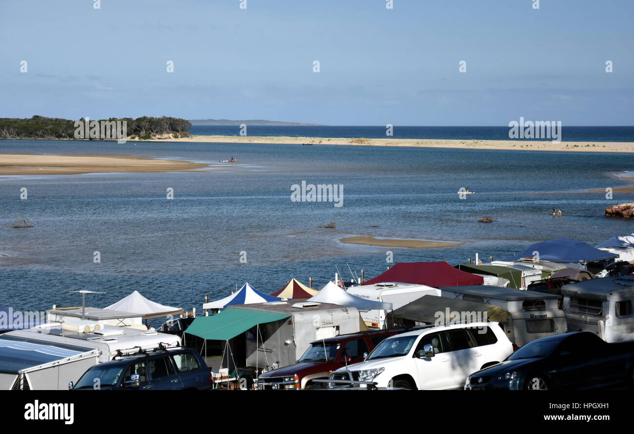 Mallacoota, Australia - Jan 5, 2017. Mallacoota Foreshore Holiday ...