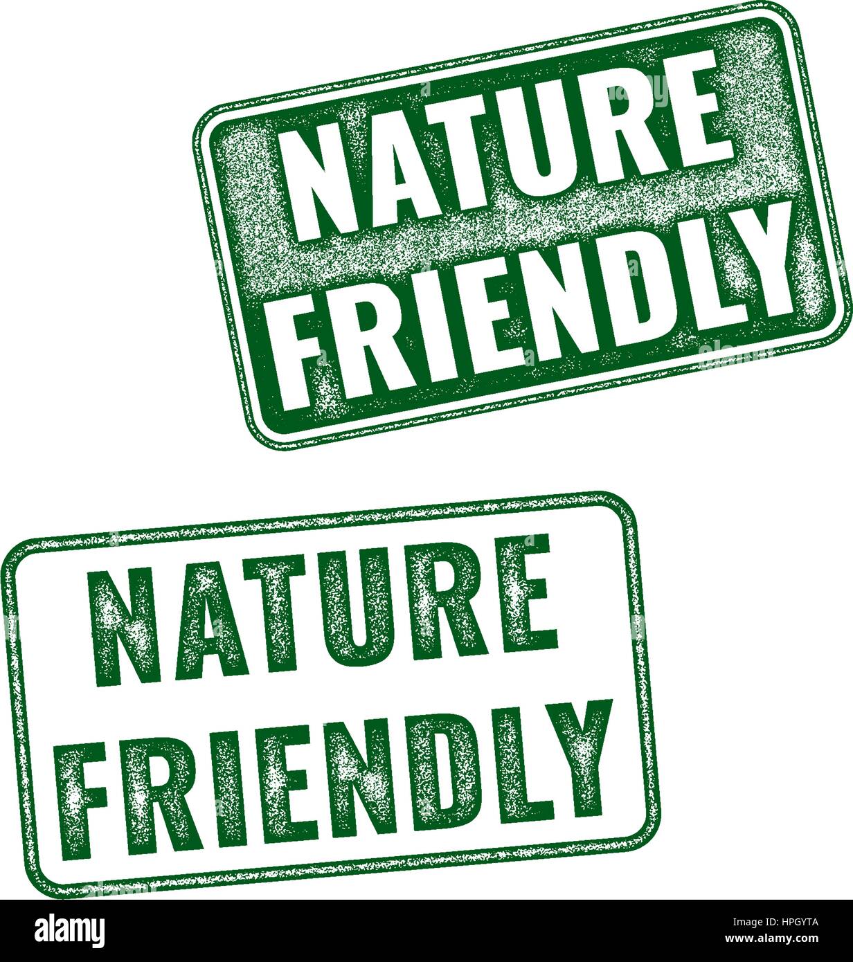 Eco friendly vector illustration Stock Vector Images - Alamy